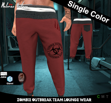 Second Life Marketplace - [ALF] Zombie Team "Blood" Lounge Wear